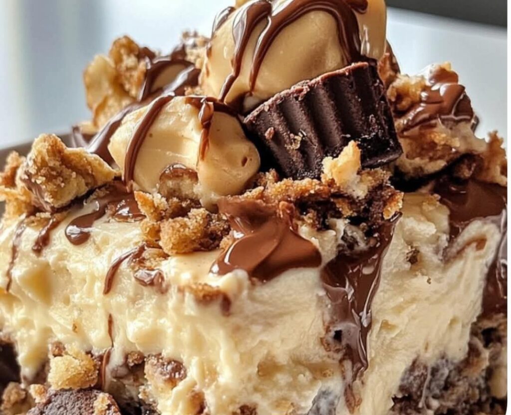Peanut Butter Cup Dump Cake - glassika