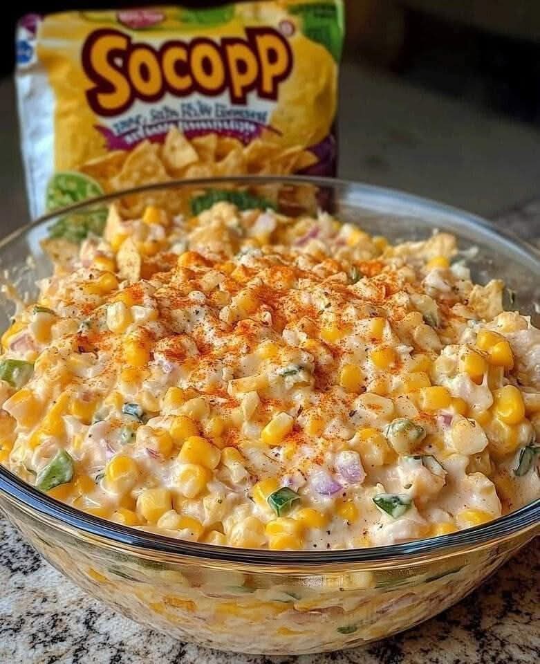 Southwest Corn Dip - glassika